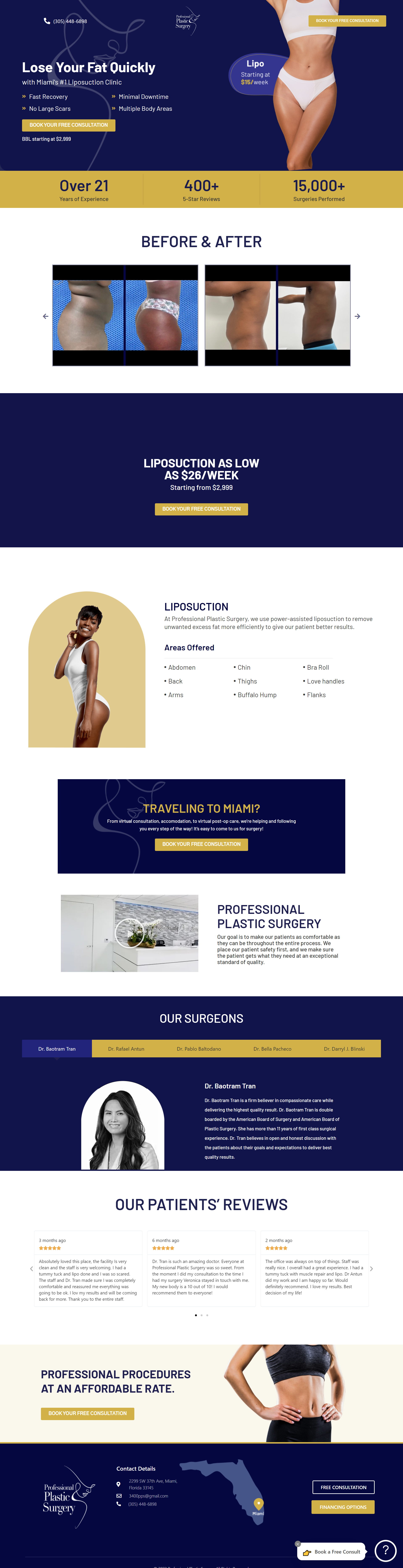 Top 7 High-Converting Plastic Surgery Landing Page Examples 2023