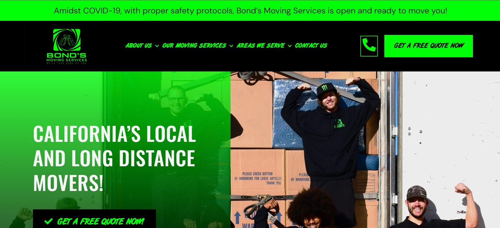 Top 10 Moving Company Landing Page Examples 2024
